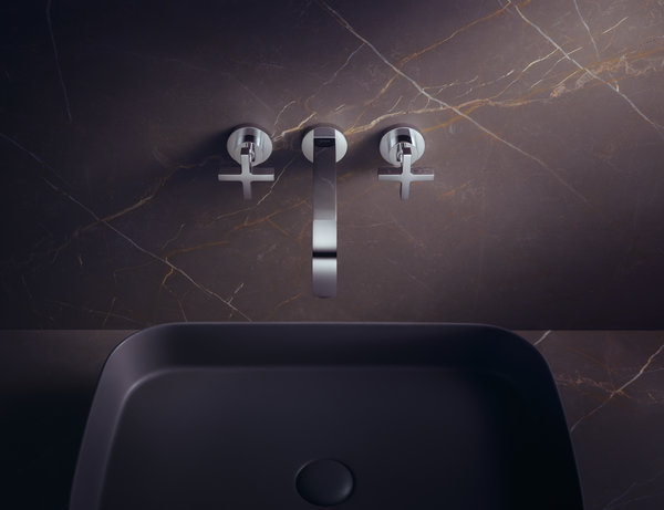 Hansgrohe AXOR Citterio 3-Loch Waschtischarmatur Unterputz