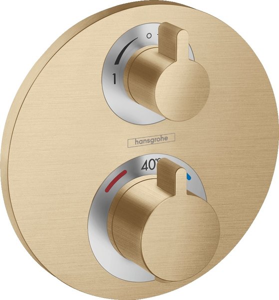 Hansgrohe Shower Tablet Ecostat S Thermostat, Unterputz, 2 Verbraucher