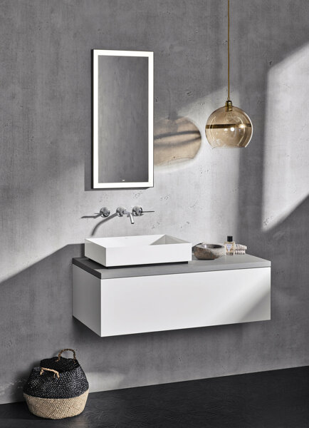 Alape Aufsatzbecken AB.ME500, rechteckig B: 500mm H: 115mm T: 375mm ...