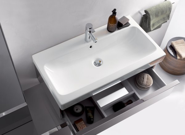 Geberit iCon Waschtisch 75x48,5cm weiß, 124075