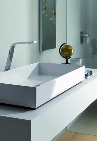 Alape Aufsatzbecken AB.ME750, rechteckig B: 750mm H: 115mm T: 375mm ...