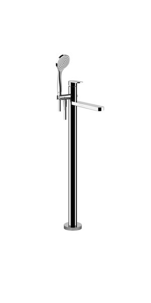 Gessi Emporio Via Bagutta finished installation set, free-standing bath ...
