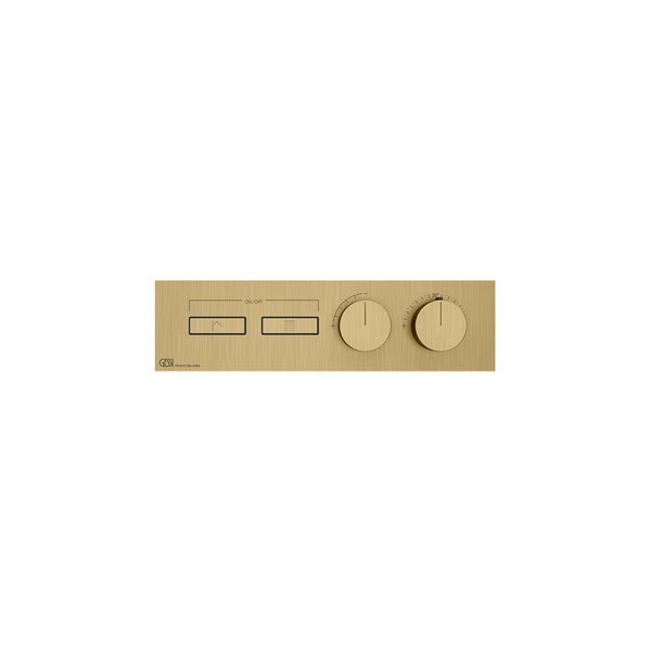 Gessi HI-FI, kit prêt à monter pour thermostat encastré 3/4 haute ...