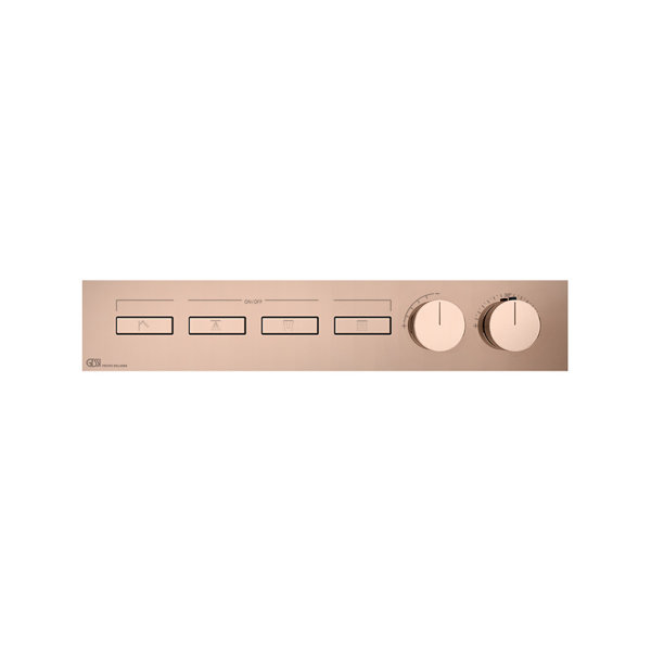 Gessi HI-FI, inbouwklare set voor 3/4 inbouw thermostaat met ...