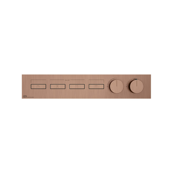 Gessi HI-FI, inbouwklare set voor 3/4 inbouw thermostaat met ...