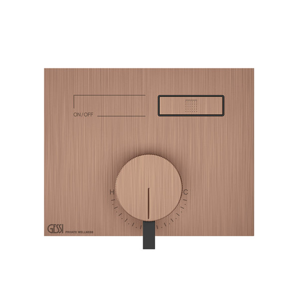 Gessi HI-FI, ready-to-install set for 1/2 concealed single lever mixer ...
