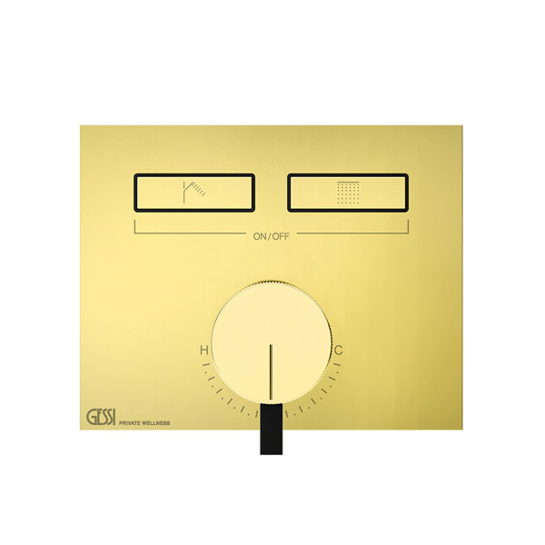 Gessi HI-FI, ready-to-install set for 1/2 concealed single lever mixer ...