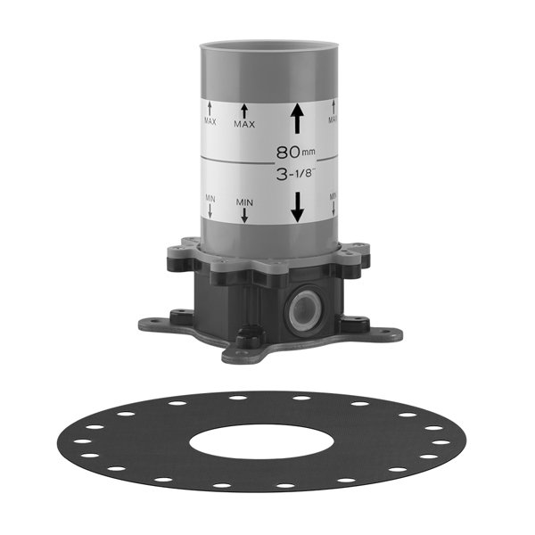 Corps encastré Gessi pour mitigeur de baignoire sur pied 1/2 raccords à ...