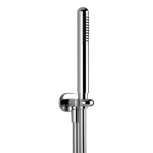 Gessi Goccia shower set, with wall connection elbow 1/2 and bracket ...