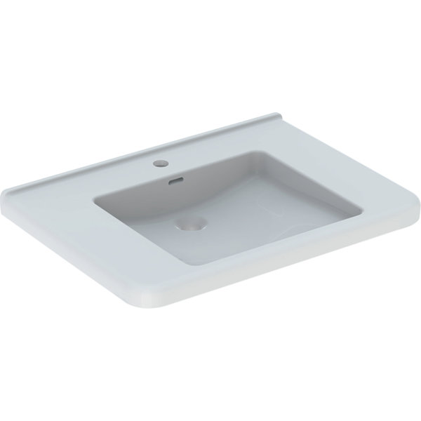Keramag Comfort washbasin, wheelchair accessible, 75cm, with overflow white