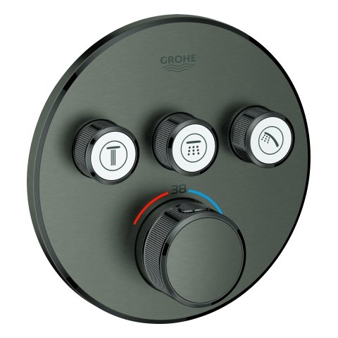 Grohe Grohtherm SmartControl Thermostat mit drei Absperrventilen