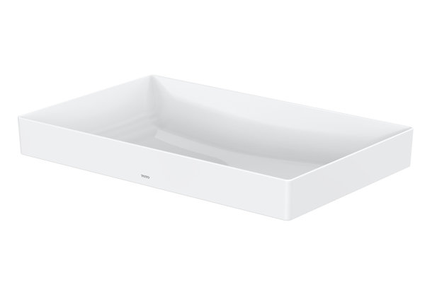 TOTO TR Countertop washbasin, without tap hole, with overflow ...