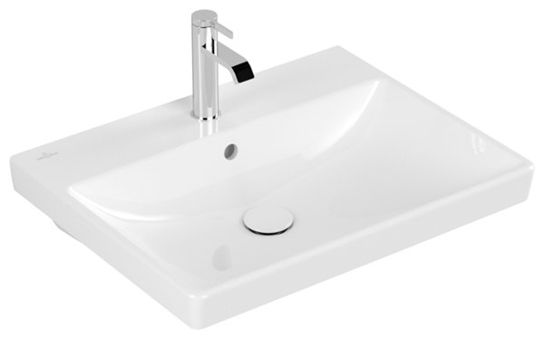 Villeroy & Boch Avento Wash basin 415860, 600x470mm, 1 tap hole, with ...
