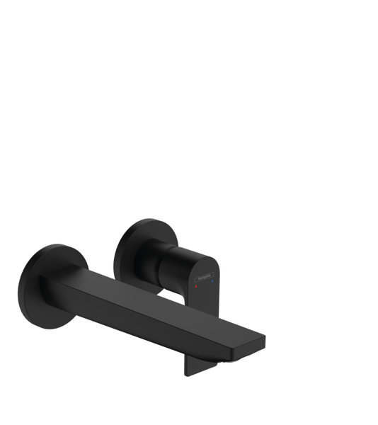 hansgrohe Rebris E single lever concealed washbasin mixer for wall ...