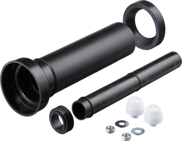 Duravit DuraSystem wall connection set for WC, extended, 365 mm ...