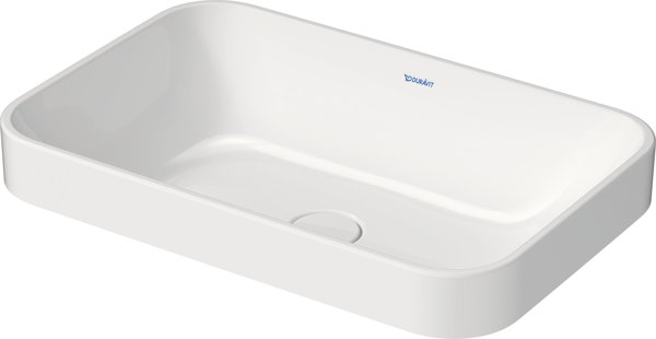 Duravit Happy D.2 Plus Aufsatzbecken, 235960, 600x400 mm, geschliffen,