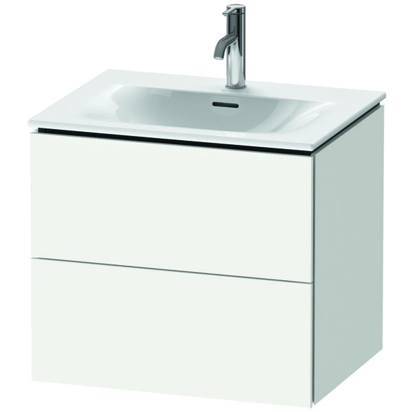 Duravit L-Cube Vanity unit à accrochage mural LC6305, 620x481 mm, 2 ...