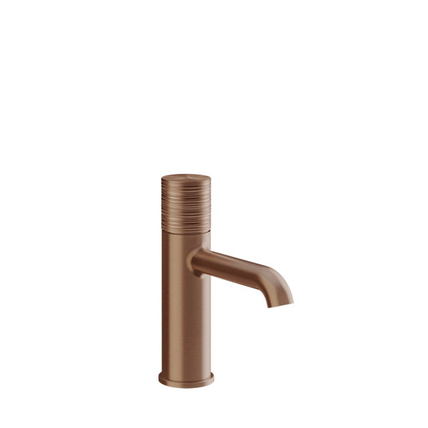 Gessi Habito single lever basin mixer, with spout, without pop-up waste ...