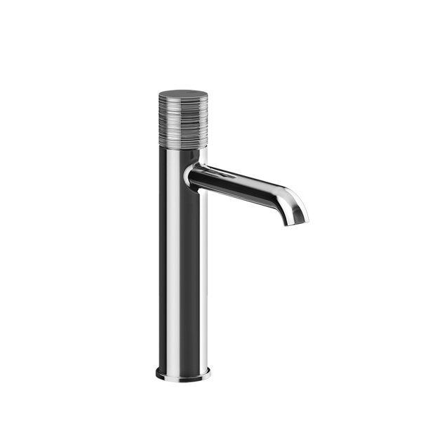 Gessi Habito single lever basin mixer, with spout, without pop-up waste ...