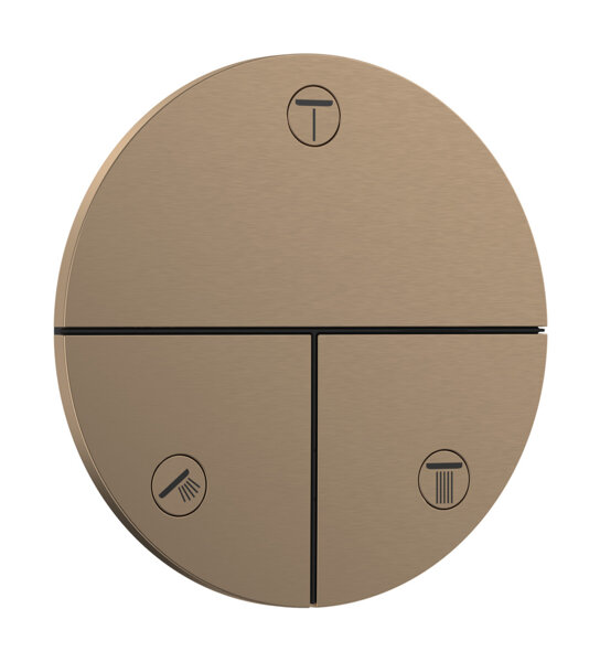 Válvula hansgrohe ShowerSelect Comfort S, empotrada, 3 consumidores ...