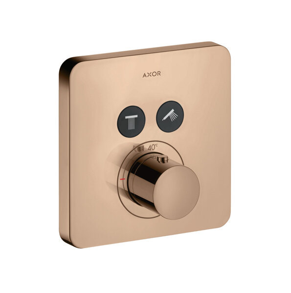 Hansgrohe Axor Starck ShowerSelect Soft Thermostat flush-mounted for 2 ...
