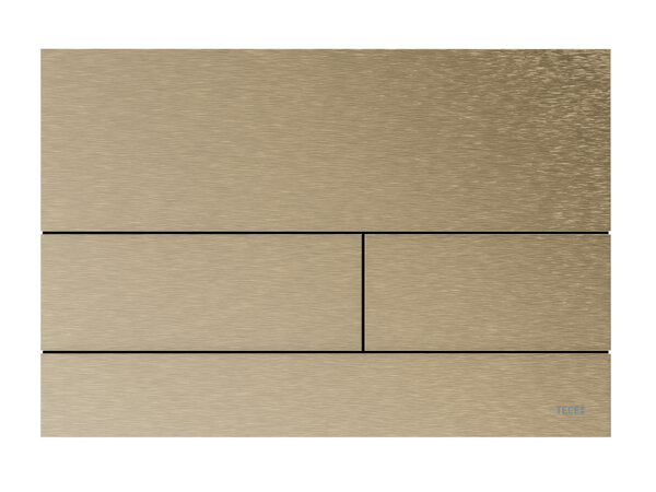 TECE WC-Drückerplatte TECEsquare II Metall für Zweimengentechnik
